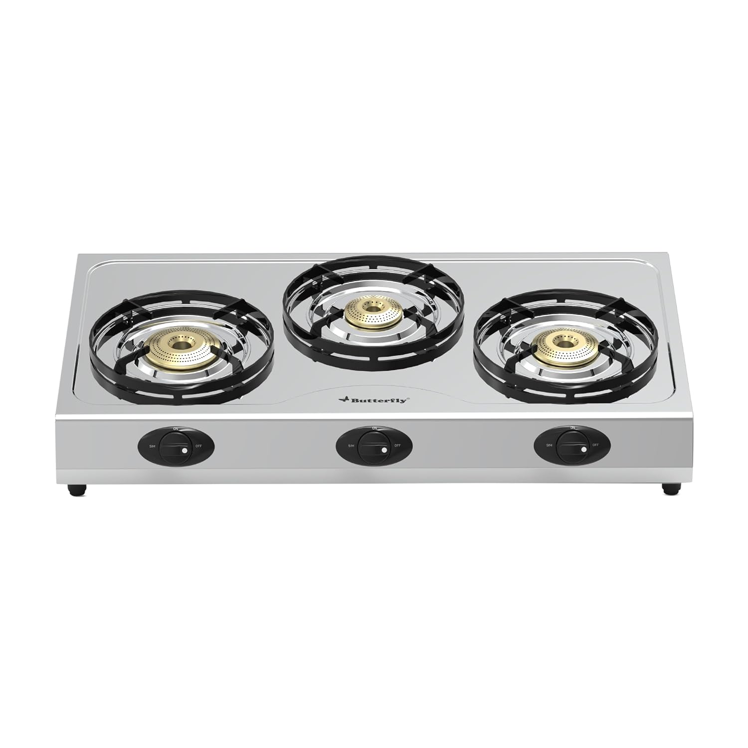 Butterfly Bolt Shakti Stainless Steel Gas Stove, 3 Burner – TRP eStore